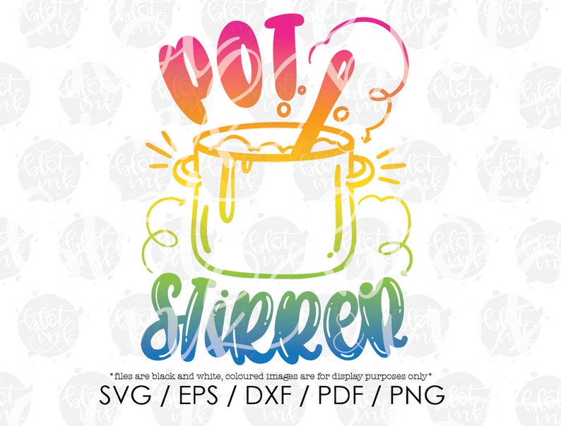 Pot Stirrer SVG Cute Funny Food Shit Stirrer Drama Maker - Etsy