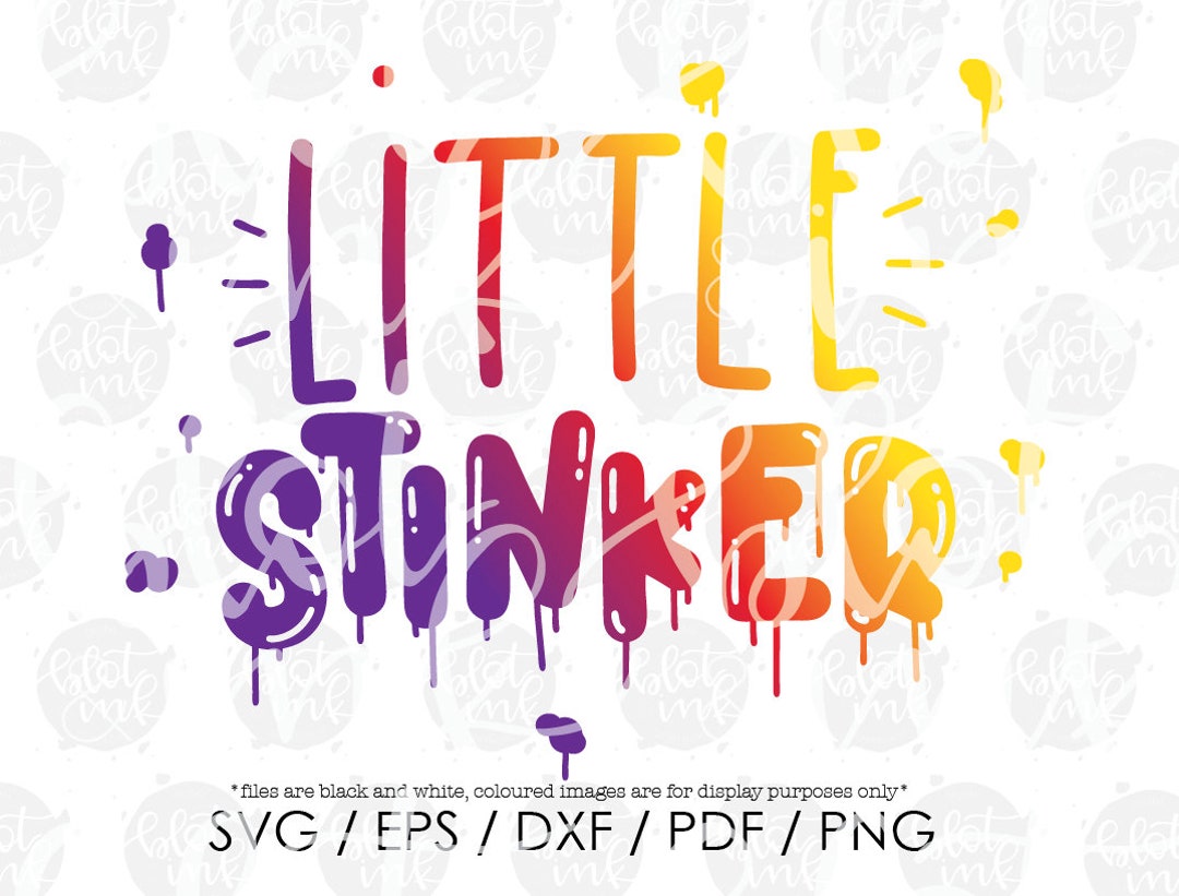 Little Stinker SVG Funny Kids Stinky Boy Girl Messy Kid T-shirt SVG ...