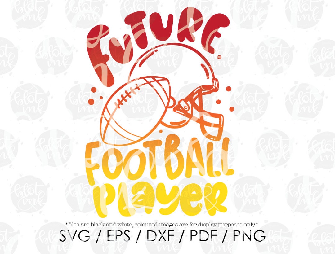 Future Football Player SVG Cute Kids Career Day Football - Etsy