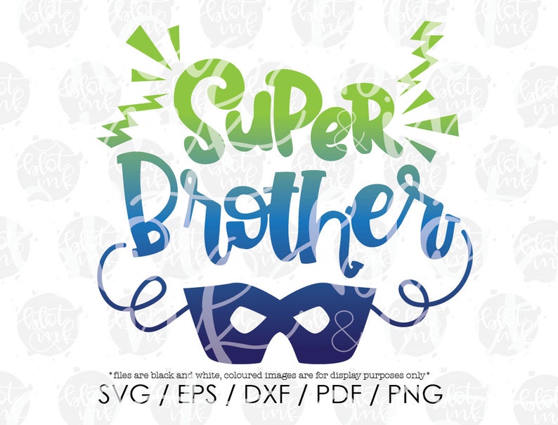 Super Brother Super Hero SVG Boy Sibling SVG Set Hand - Etsy