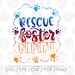 Rescue, Foster, Repeat SVG Cute Animal Dog Cat Rabbit Animal Rescue ...