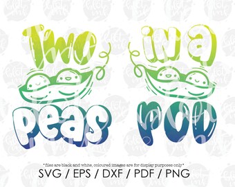 Two Peas in a Pod - Etsy