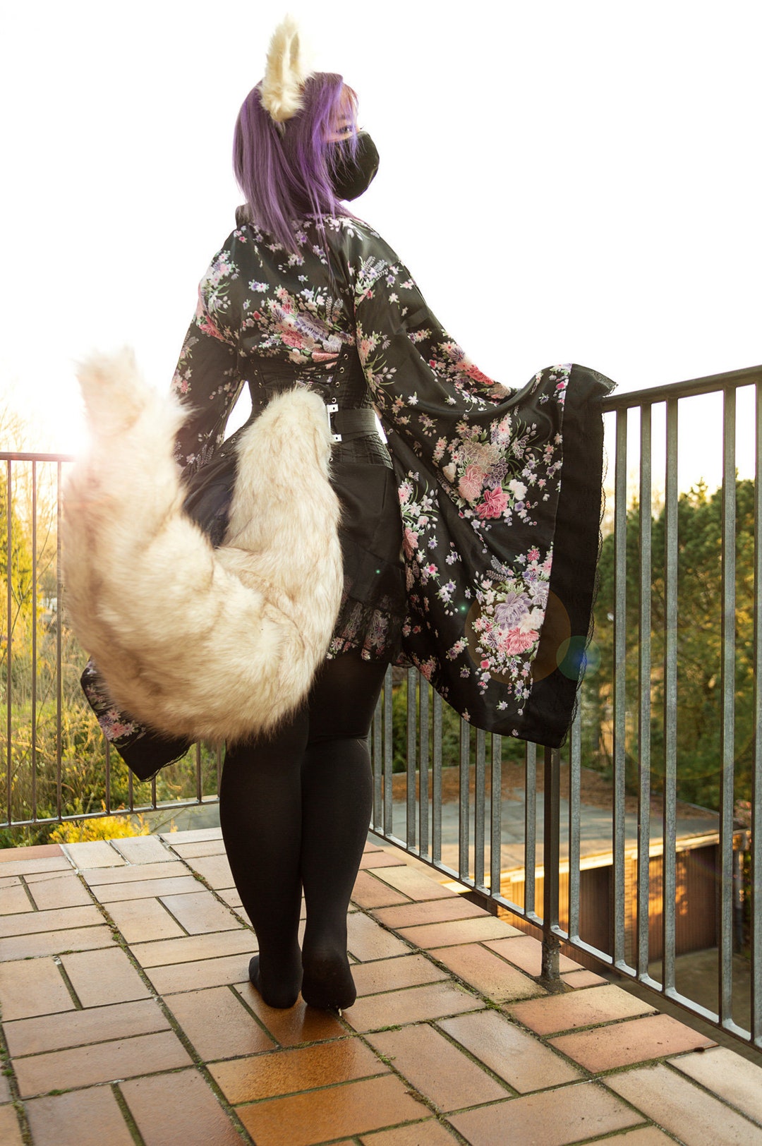 Single Tail Fox Tail Fox Cosplay Kitsune Ahri // Single Version 41" - Etsy