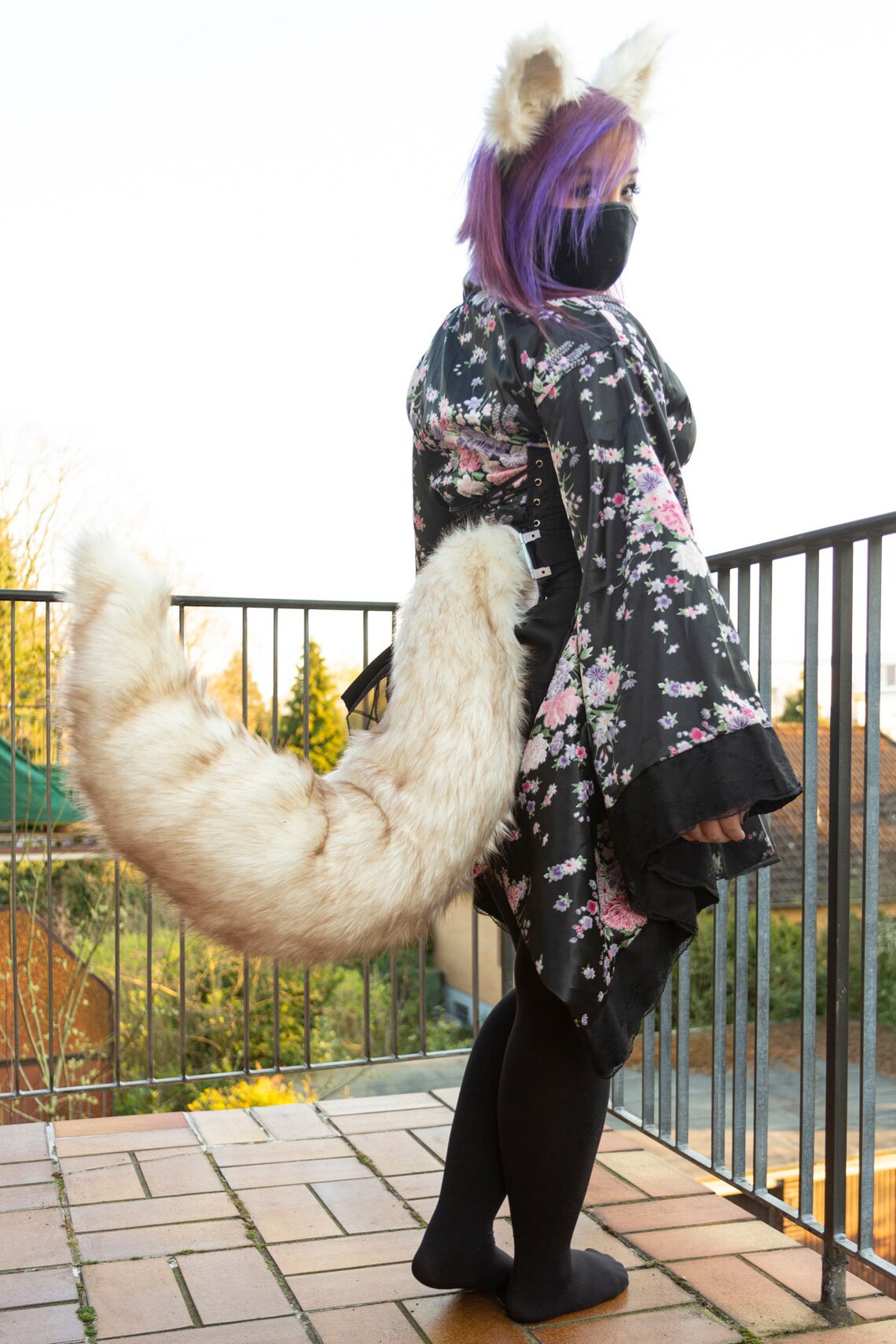 Single Tail Foxtail Fox Cosplay Kitsune Ahri // Single Version - Etsy
