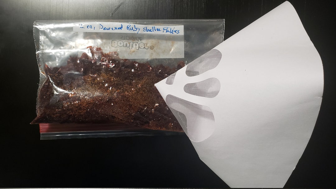 Dewaxed Ruby Shellac Flake - Etsy