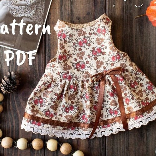 PDF Teddy Bear Dress Sewing Pattern Classic Bear Clothes | Etsy