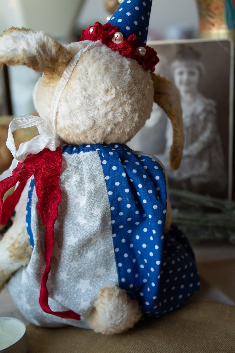 White rabbit sewing pattern pdf Christmas plush bunny | Etsy