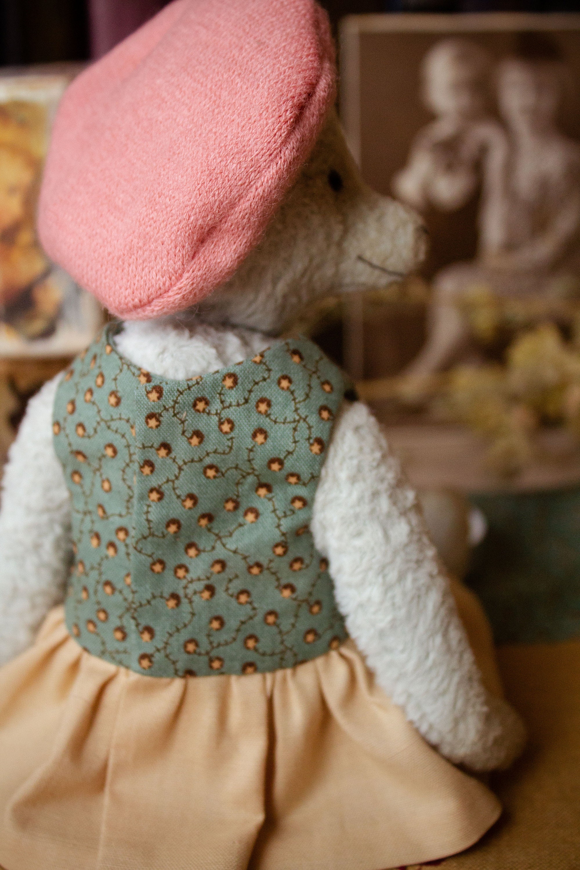 PDF Fabric Girl Bear With Dress Pattern Teddy Bear Clothes - Etsy