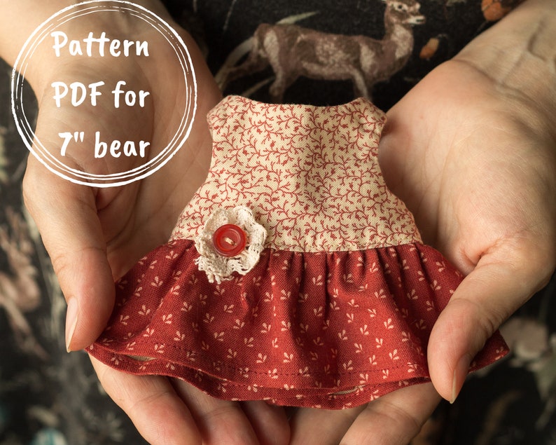 Dress Clothes Pattern Pdf With Photos Step-by-step Tutorial - Etsy