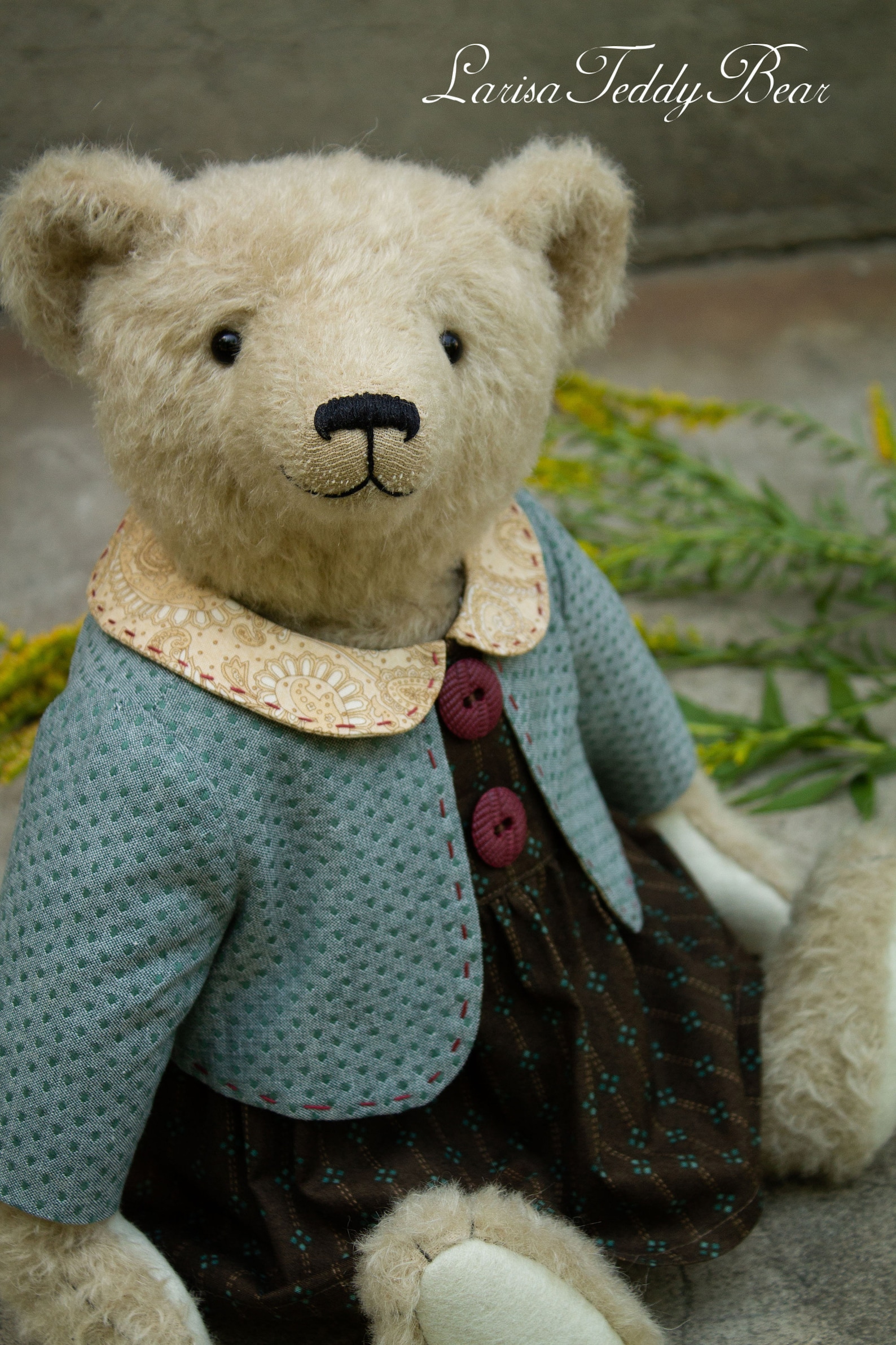 PDF Big Teddy Bear Jacket Pattern, Classic Bear Clothes Pattern, Artist Bear Sewing Patterns ...