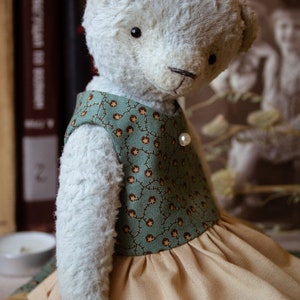 PDF Fabric Girl Bear With Dress Pattern, Teddy Bear Clothes Sewing ...