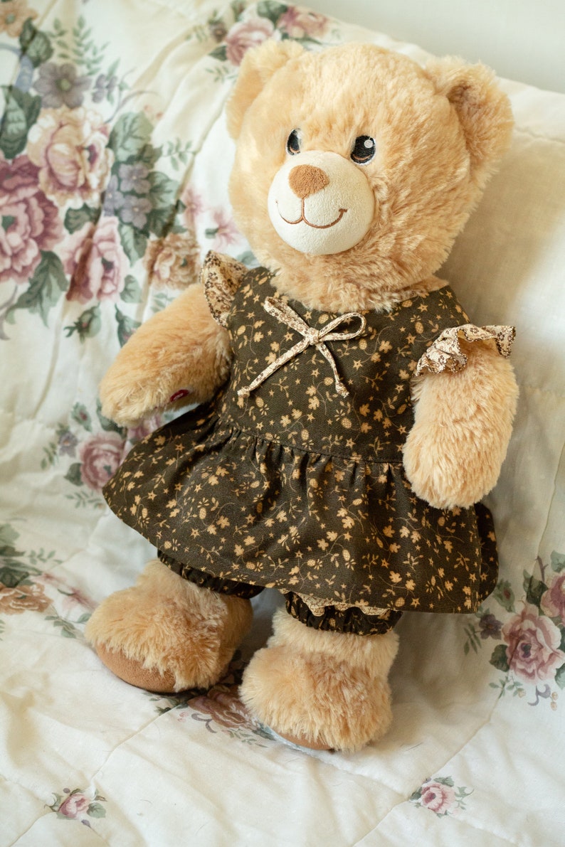 Build a Bear Clothes Pattern PDF 42 Cm 16.5 Inches Teddy Bear Dress ...