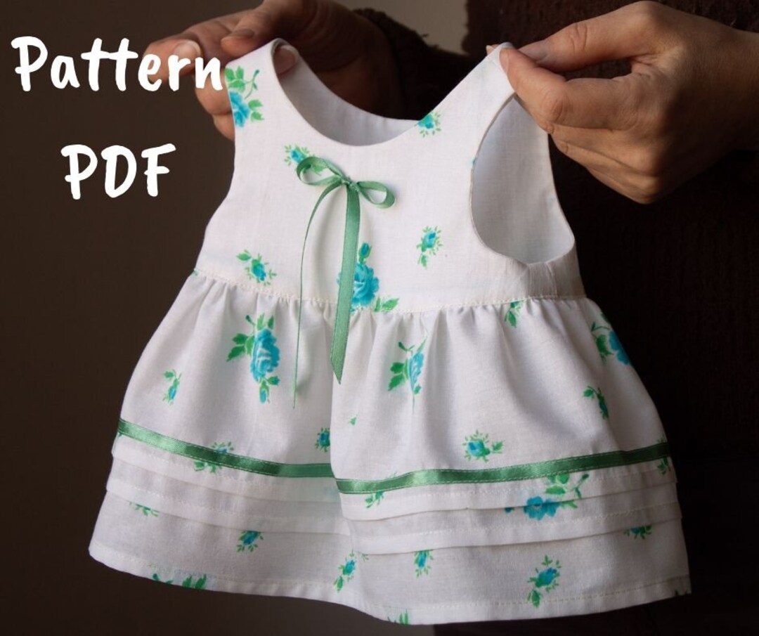 PDF Classic Teddy Bear Dress Pattern, Artist Teddy Bear Clothes Sewing ...
