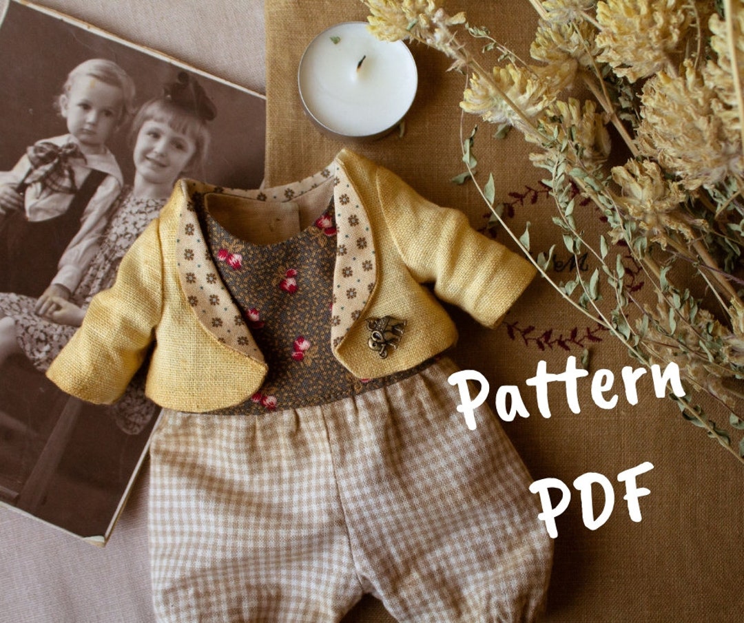 PDF Teddy Bear Clothes Pattern, Teddy Bear Clothing, Teddy Bear Pattern ...