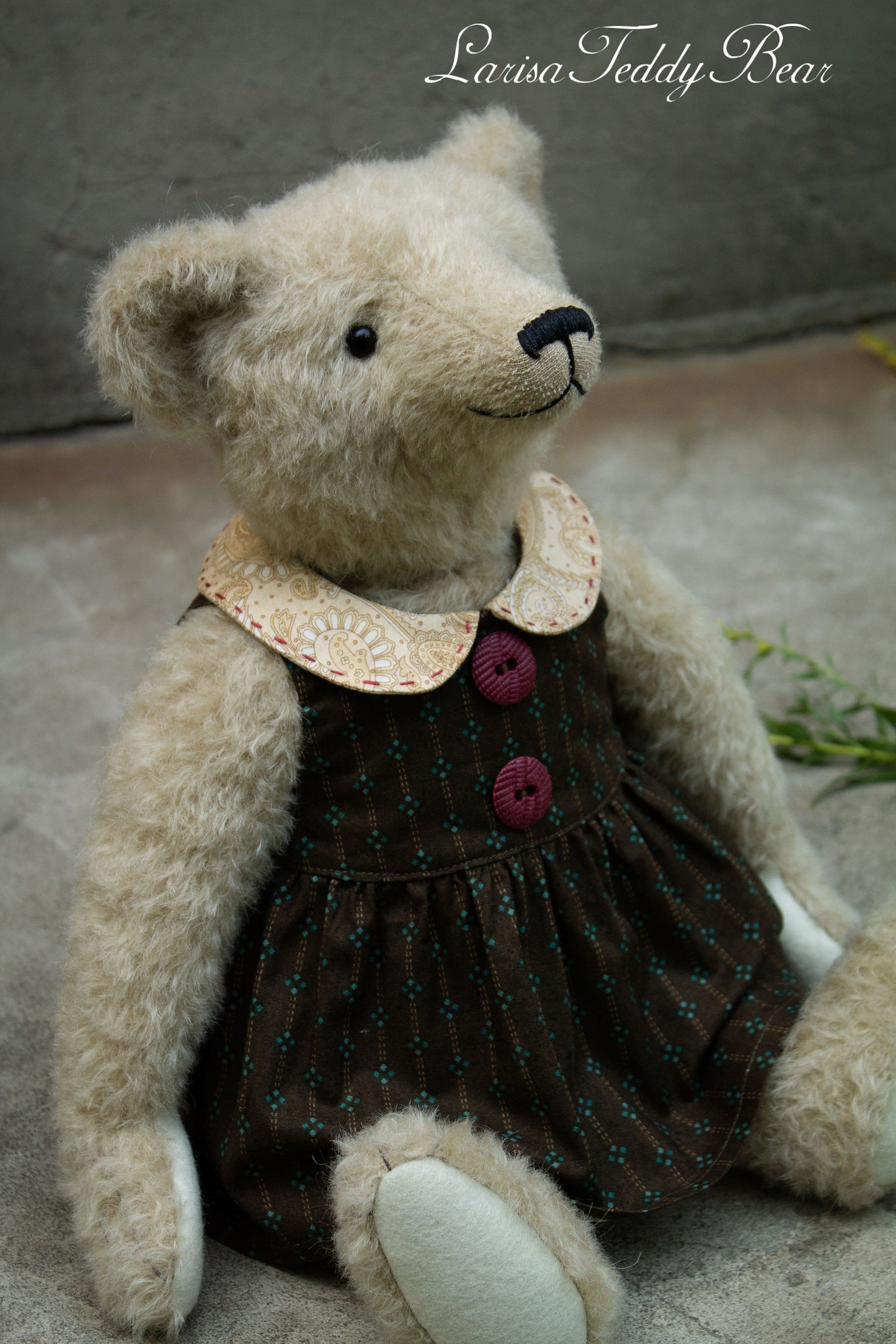 PDF Classic Teddy Bear Clothes Pattern, Stuffed Animal Dress Pattern ...