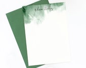 Watercolor Notecard Set Personalized Note Cards With - Etsy