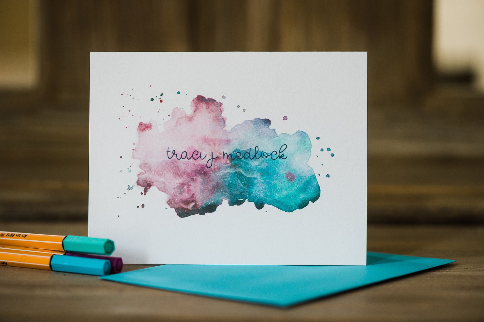 Note Cards with Envelopes Note Card Set Personalized | Etsy