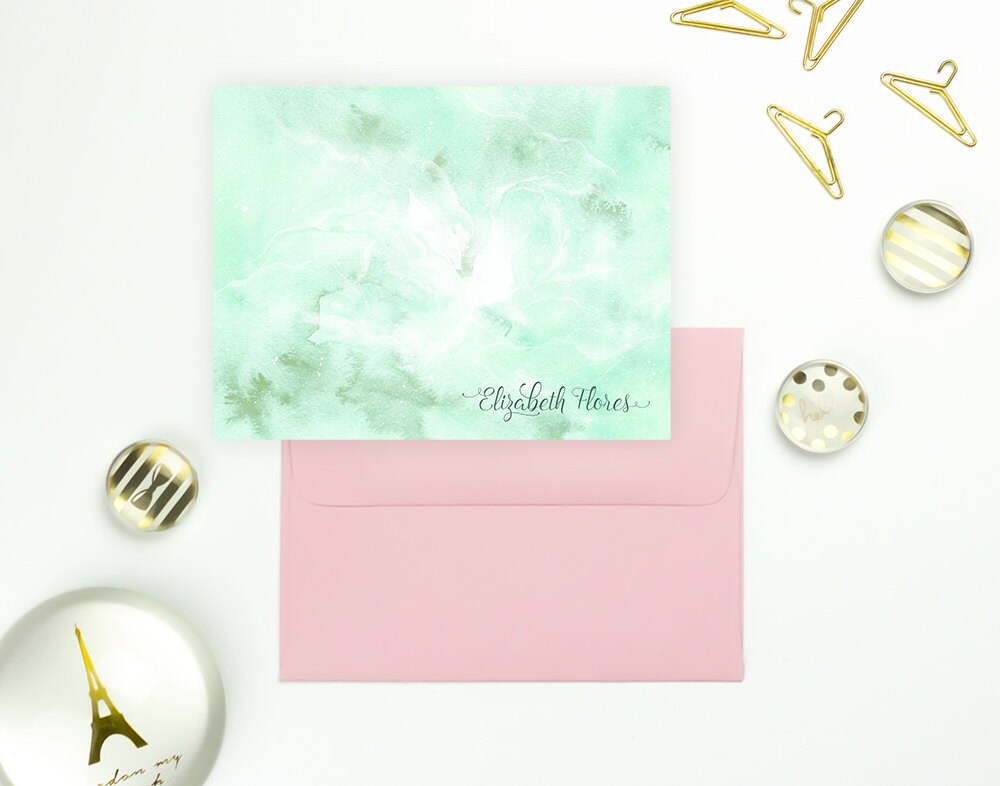 Personalized Note Cards Personalized Stationery Set - Etsy