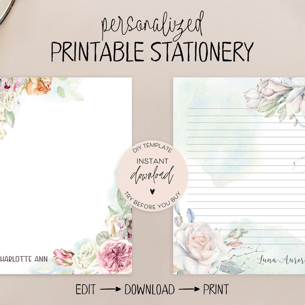 Digital Stationary - Etsy