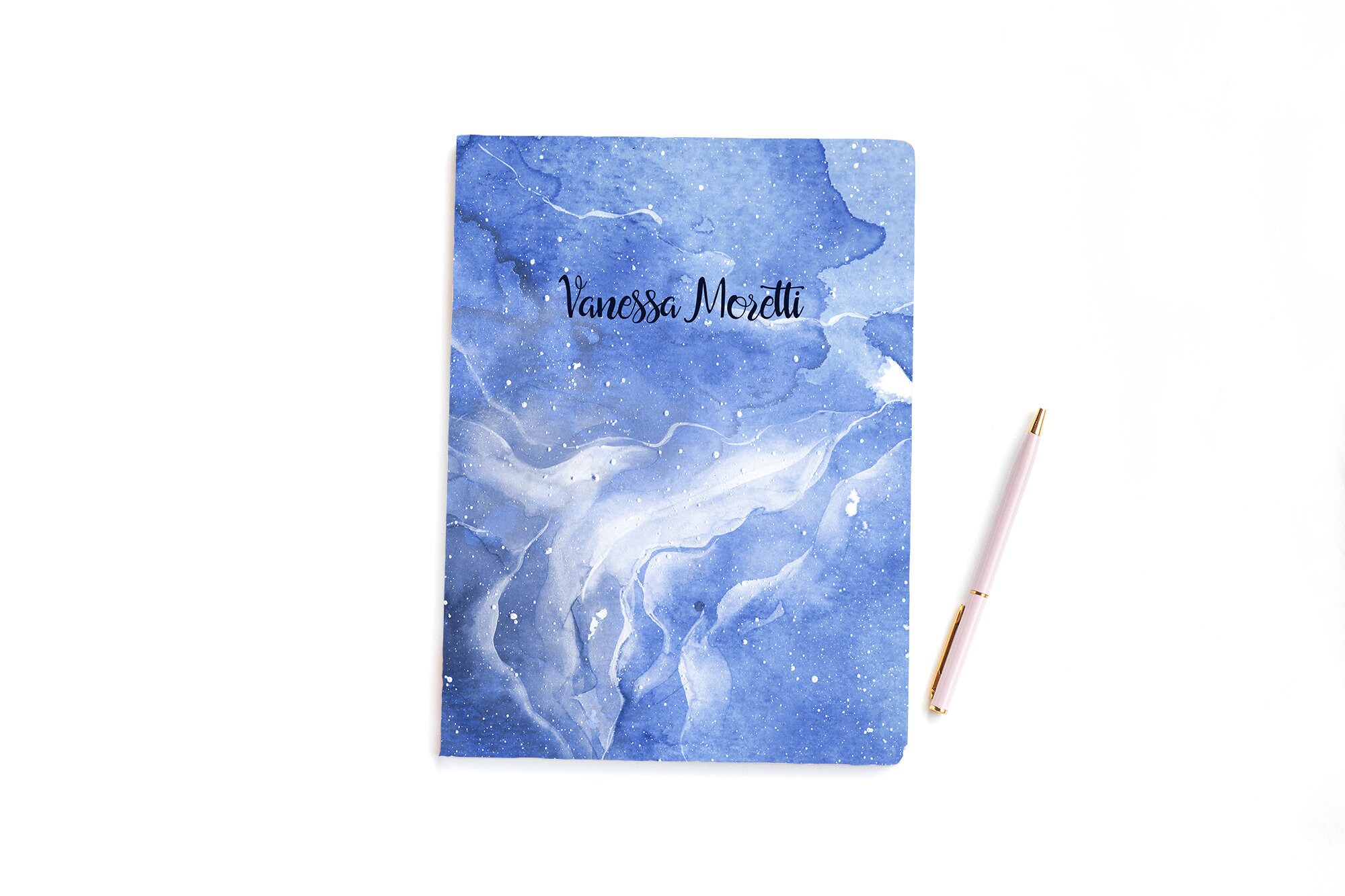 Watercolor Notebook Personalized Notebook Dotted Journal | Etsy