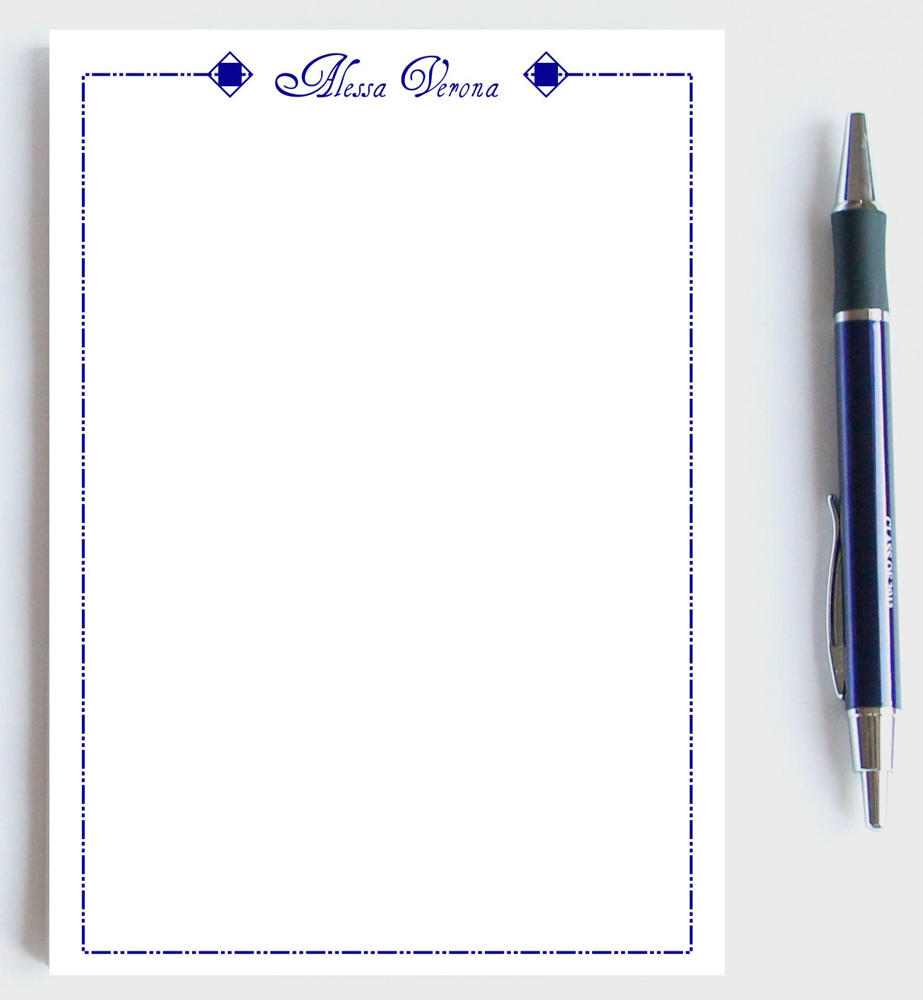 Notepad Personalized Stationery Note Pads Note Paper | Etsy