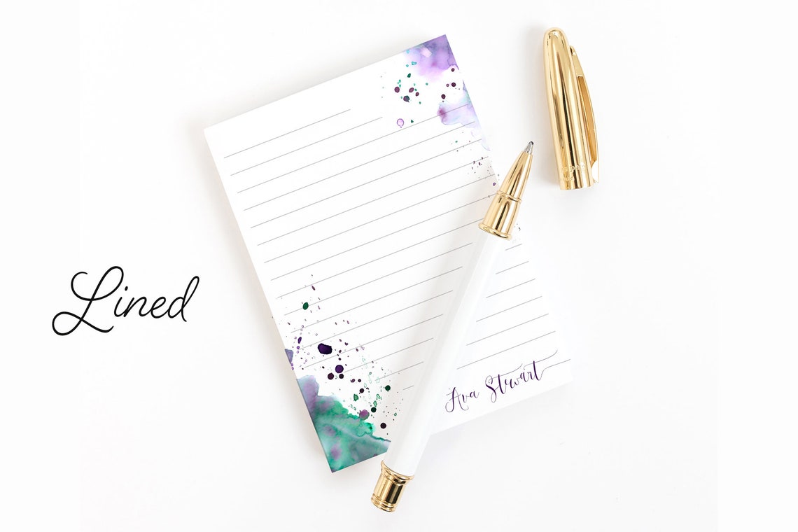 Personalized Stationery Personalized Notepad Set Personalized - Etsy