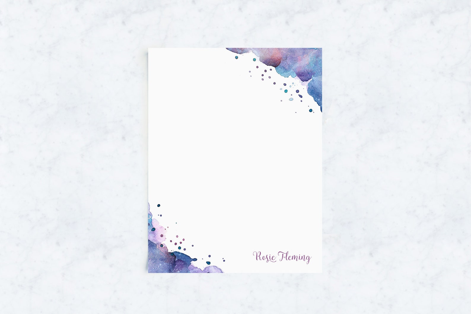 Letter Set Writing Paper Set Personalized Stationary Paper - Etsy