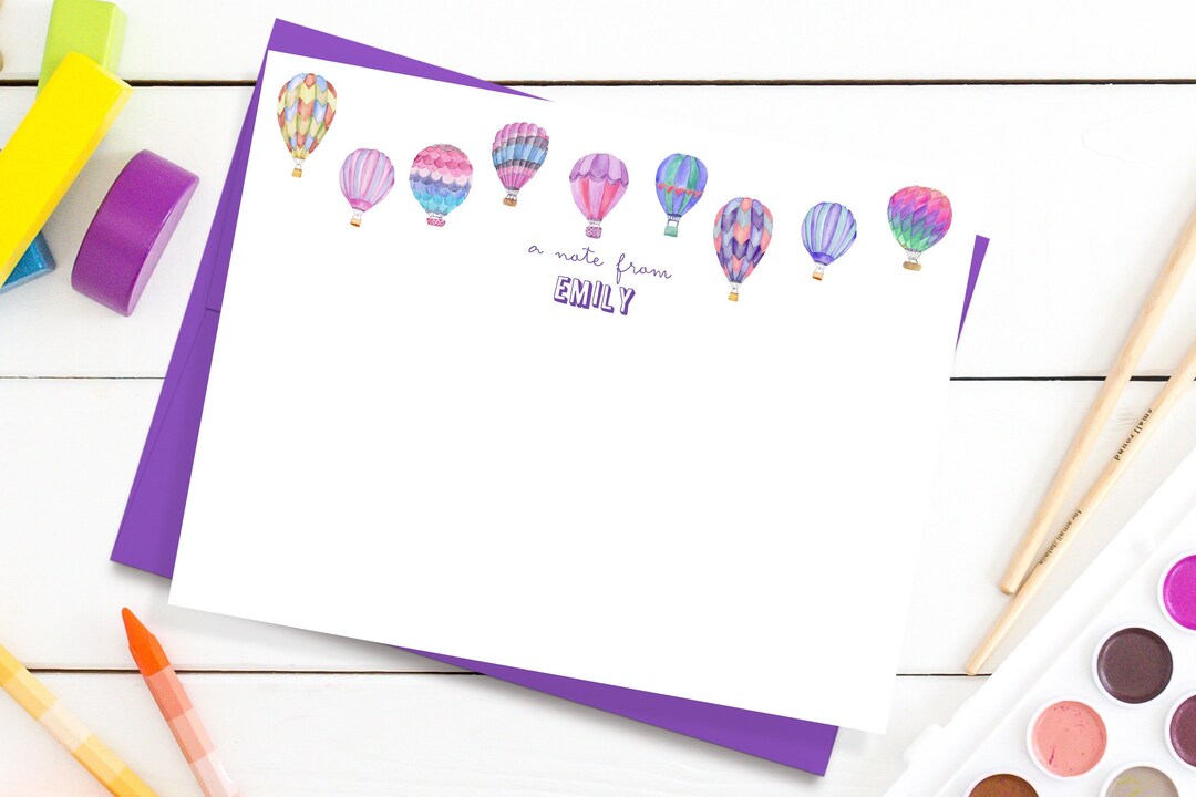 Personalized Stationary Kids, Girls Stationary Personalized, Girls ...