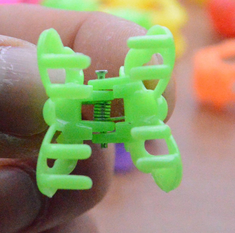 50pcs assorted Plastic Butterfly clipsPlastic Hair | Etsy