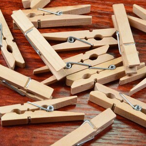 30 Natural Wooden Clips,wooden Hair Clips,unfinished Wooden Barrettes ...