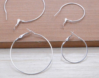Hoop earring finding | Etsy