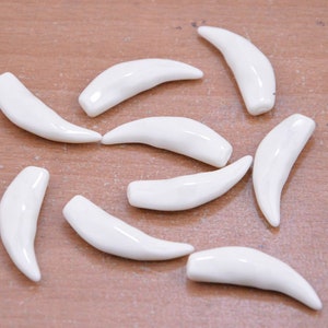 20pcs Acrylic Fangsmonster Teeth Charm.vintage Plastic Dog - Etsy