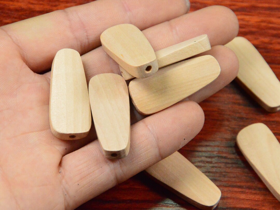 20pcs Natural Wooden Trapezoidal Beads,wooden Trapezoid Bead ...
