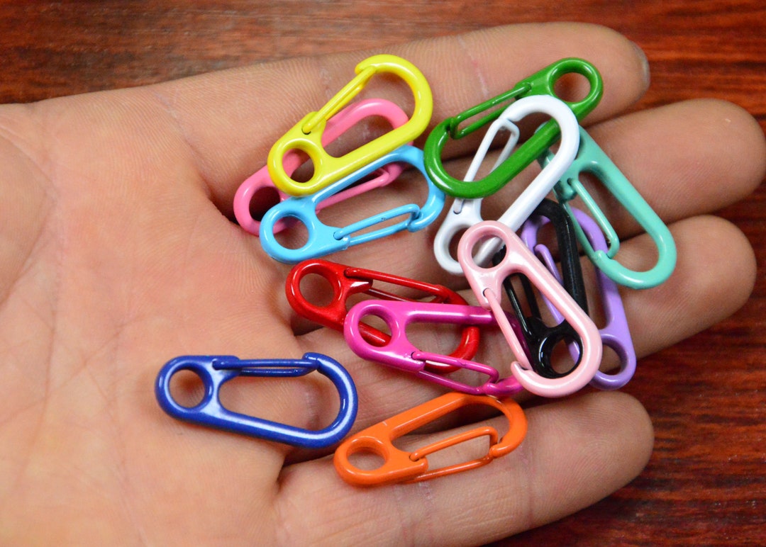 2 Multi Color Spring Lobster Clasp Claw,key Chain Clasp Hook,hand Strap ...