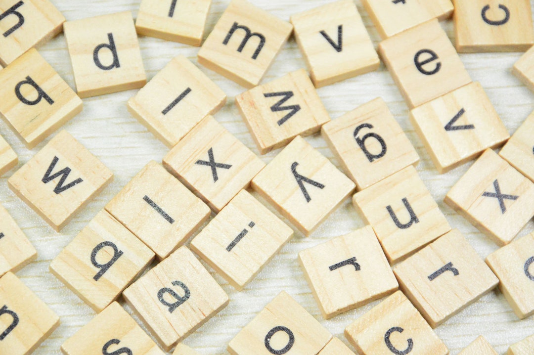 100pcs Wood Letter Blocks,lowercase Letter Blocks,natural Wood Toy for ...