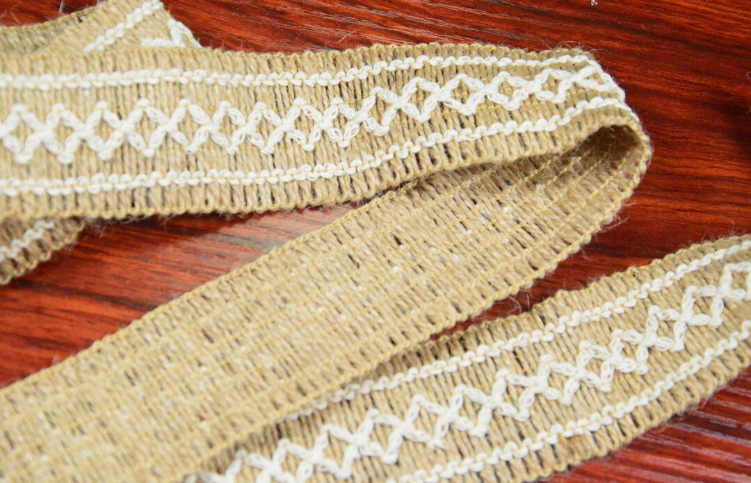 Hemp Ribbon,2m Eco Friendly Jute Burlap Ribbon Hemp Border, Wedding ...