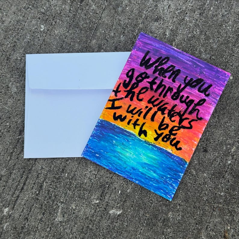 Greeting Encouragement Card - Etsy