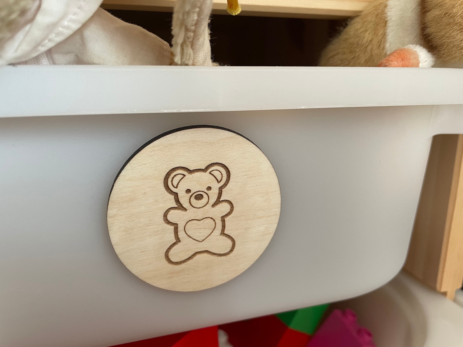 Montessori Wooden Toy Labels Tags for Storage in Nursery or - Etsy