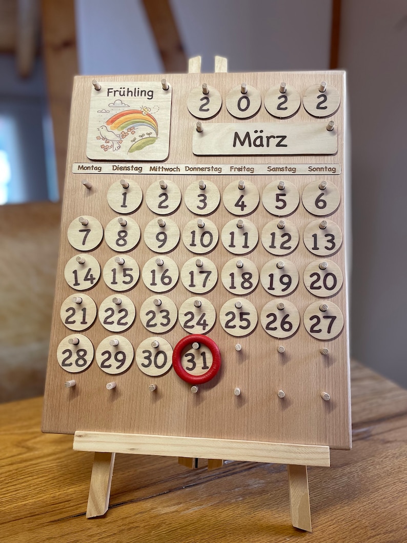 Permanent Calendar for Daily Routines With Children According - Etsy