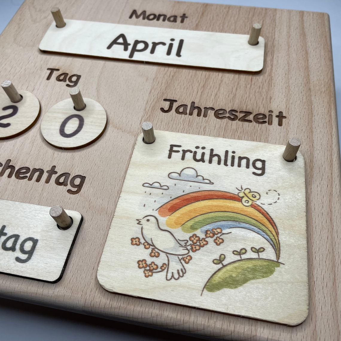 Permanent Calendar for Daily Routines With Children According - Etsy