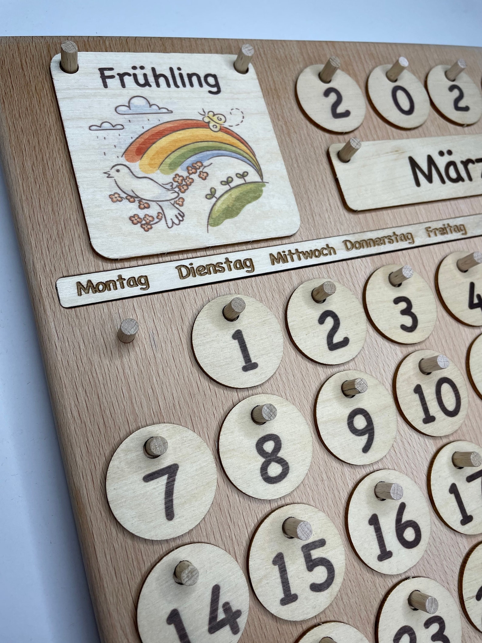 Permanent Calendar for Daily Routines With Children According - Etsy