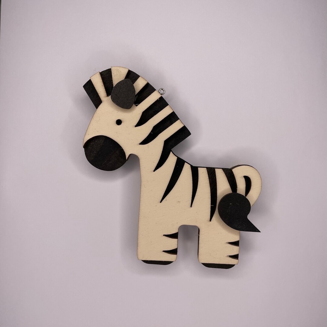 Handmade Zebra From Wood as Mobile, DIY or Ready Painted - Etsy