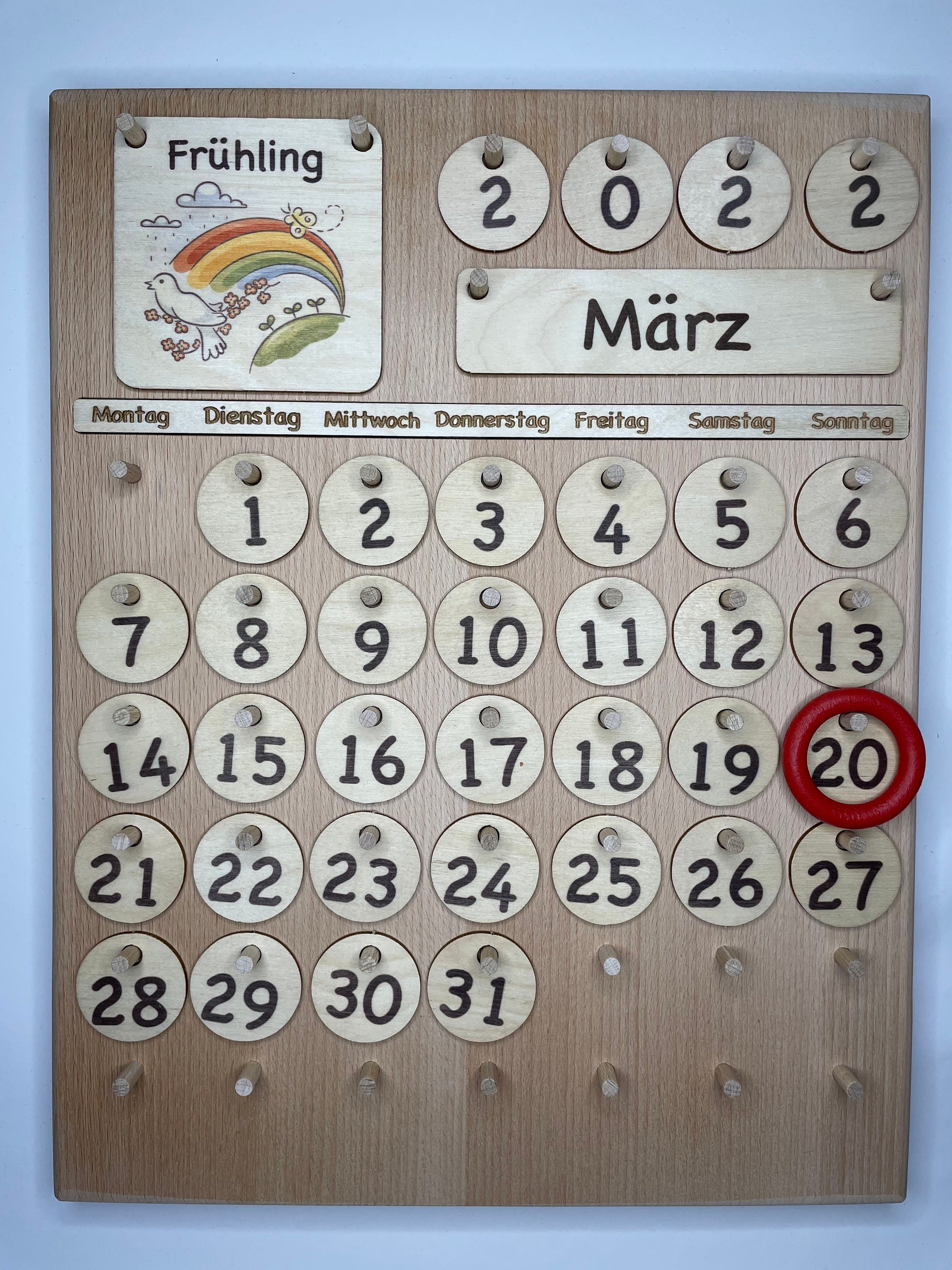 Permanent Calendar for Daily Routines With Children According to ...