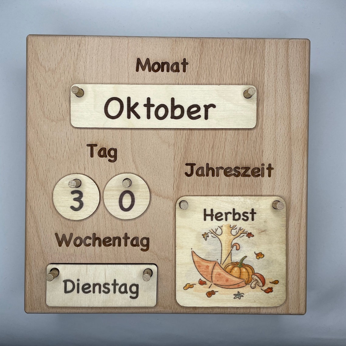 Permanent Calendar for Daily Routines With Children According - Etsy