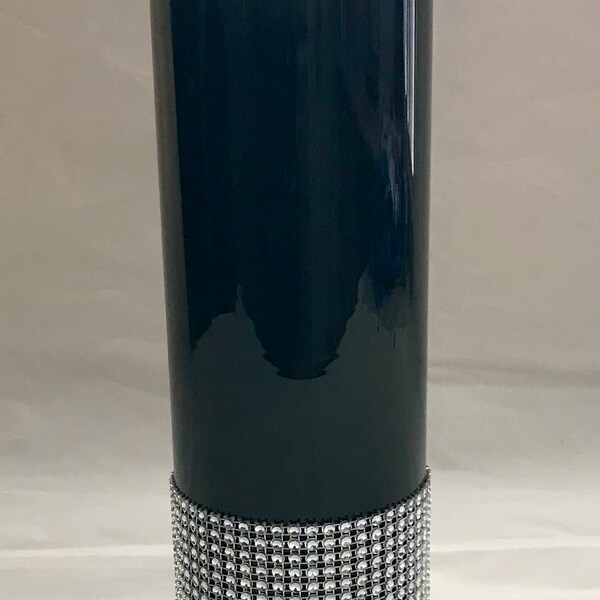 Rhinestone Vase - Etsy