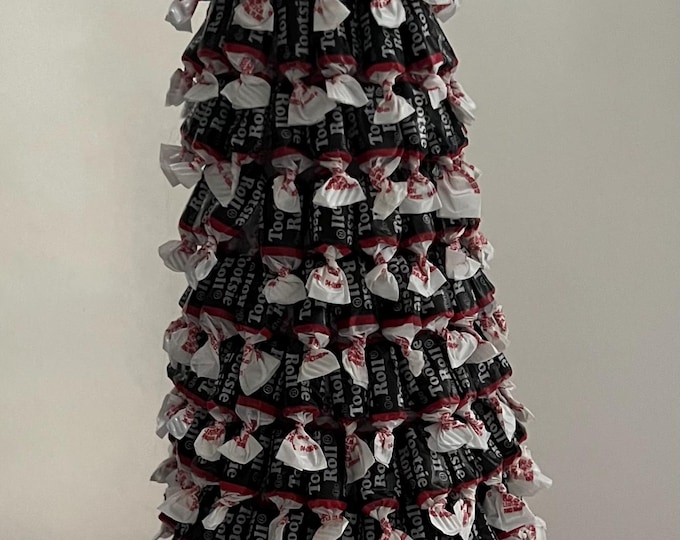 TALL CANDY TREE Containing 300 Edible Tootsie Rolls - Etsy