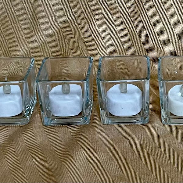 Square Candle Holder - Etsy