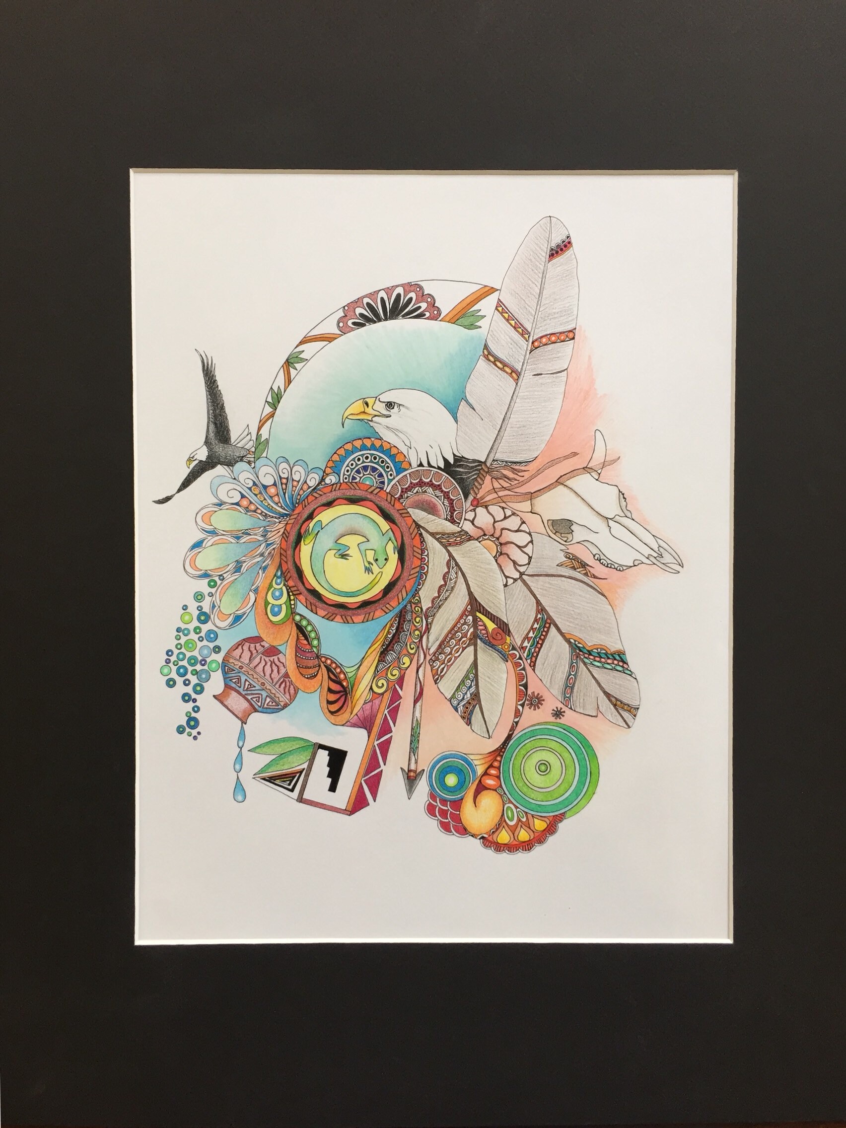 Southwest Drawing. Western Drawing Colored Western Art Western Art ...