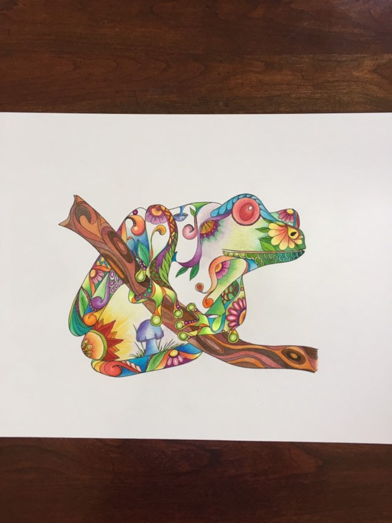 Zentangle Art Zentangle Frog Art Tree Frog Frog Drawing Frog Wall Art ...