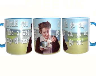 Father Ted Mrs Doyle Funny Go on Tea Hand Drawn Mug Christmas Secret ...